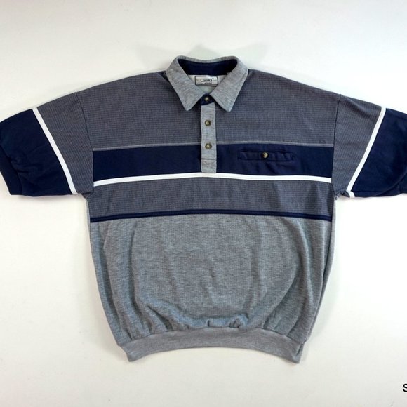 Palmland | Shirts | Vtg 8s Classics By Palmland Club Polo Shirt Short ...
